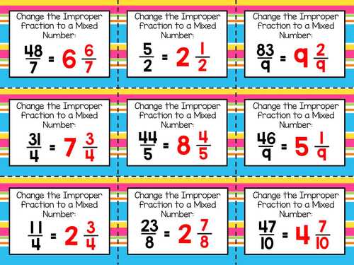 Digital Mixed Numbers & Improper Fractions Bingo | Google Classroom ...