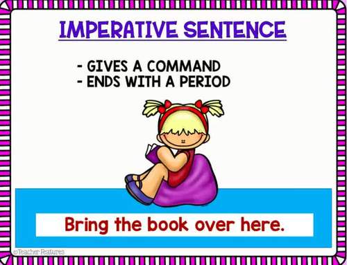 4 Types of Sentences Grammar Practice Sentence Types Google Slides ...