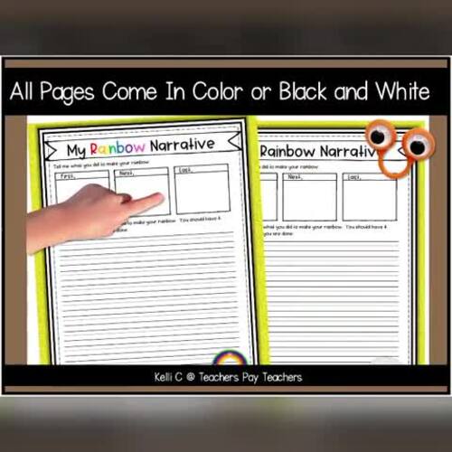 Fruit Loop Rainbow Graph for Spring with Math and Science Activities by ...