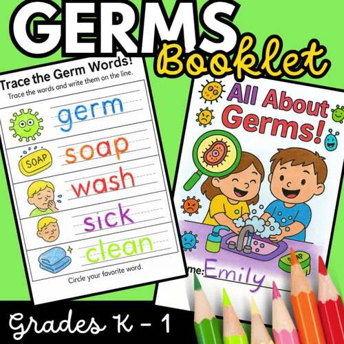 All About Germs Worksheets for Kindergarten | Hygiene & Handwashing ...