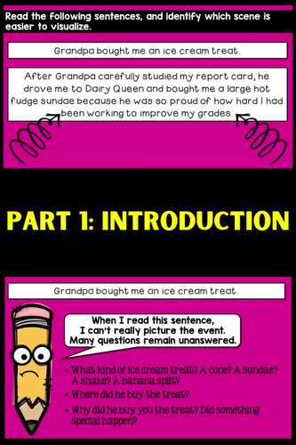 Expanding Sentences PowerPoint Lesson and Six Practice Worksheets by ...