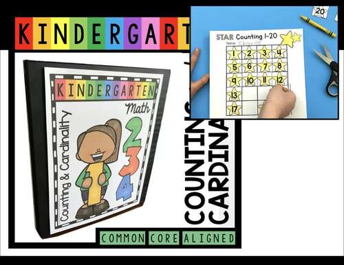 Counting and Cardinality - Kindergarten Math Unit - Worksheets - Math ...