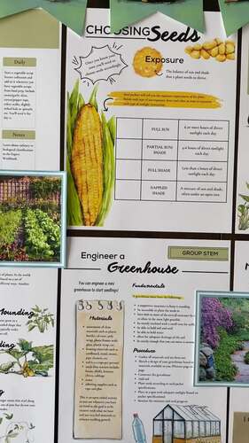 Seeds & Planting Nature Unit by For the Love of Homeschooling | TPT
