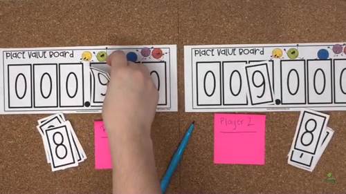 Decimal Place Value Game by Leaf and STEM Learning | TPT