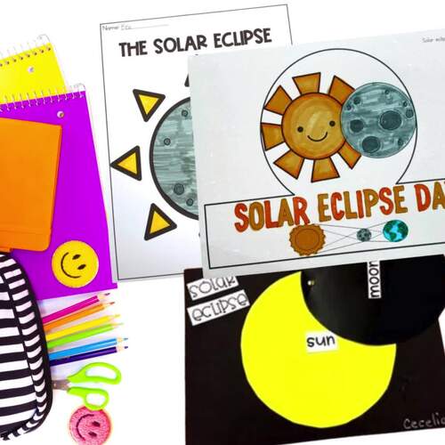 Solar Eclipse Activities for Little Learners Eclipse by I Love 1st Grade