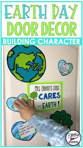 Door Decor or Bulletin Board Writing Activity for Monthly Character ...