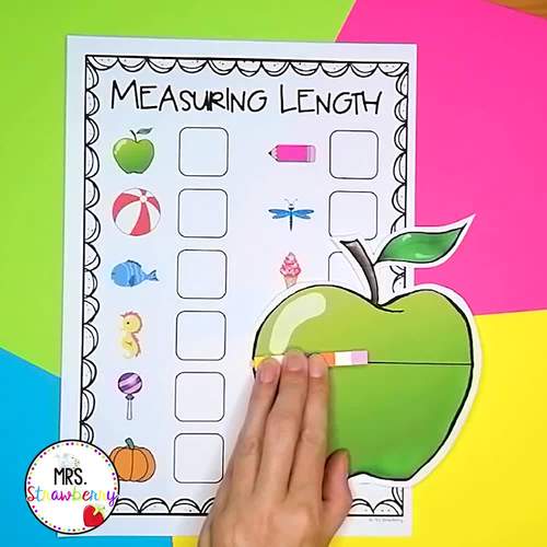 Measuring Length Activity by Mrs Strawberry | TPT