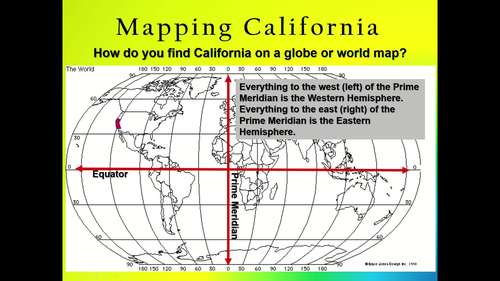 California Map Activity: Fun, engaging follow-along 30-slide PPT w/ map ...