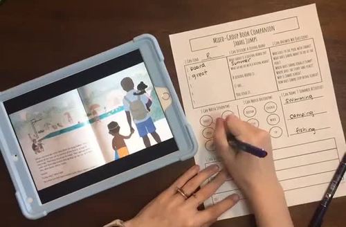 Summer Speech Therapy Book Companions - Mixed Group Speech Therapy Activity