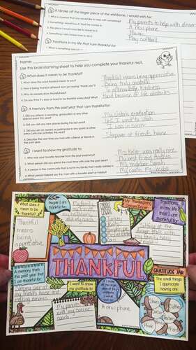 Thanksgiving Activities Thankful Craft I’m Thankful Writing Printable ...