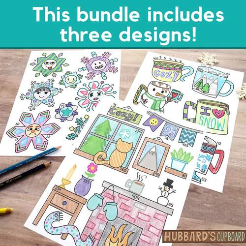 Winter Math Activity - Multi-Digit Division 4th/5th Gr. - January Math ...