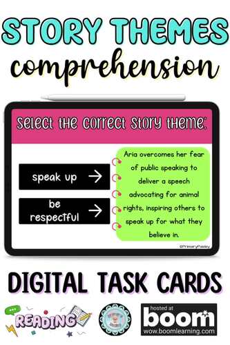 Story Theme Boom™ Cards | Digital Resources by Primary Paisley | TPT