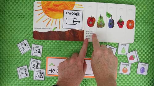 Hungry Caterpillar Story Companion: Retell, Sequence, Make Sentences ...