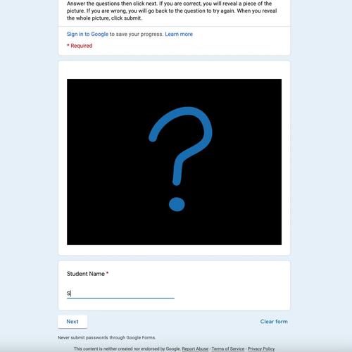 Solar System Mystery Picture Self-Checking Google Form | TPT