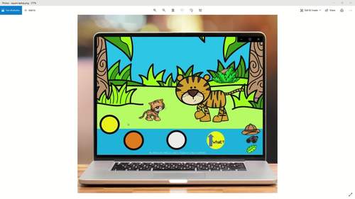 Spring Speech Therapy Picture Scenes with WH Question Visuals ...