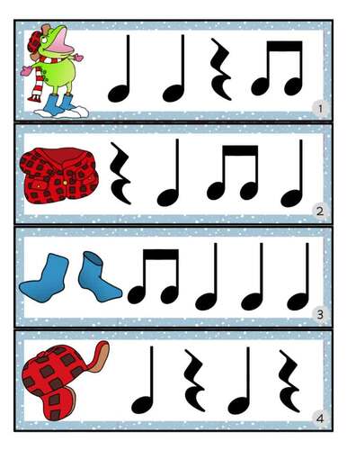 Rhythm Write the Room ("Froggy Gets Dressed" themed) | TPT