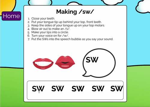 S Blends Cluster Reduction Minimal Pairs SW W Boom Card Sentences ...
