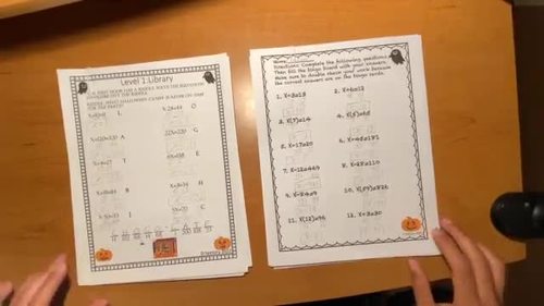 Halloween Math Bundle | 6th and 7th Grade Activities/Centers by ...