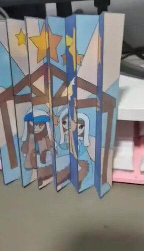 Nativity of Jesus Crafts Agamograph Art Activities Christmas Three Wise ...