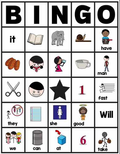 Edmark Bingo, Book 1 Level 1 Words 1-151 by ALL ABOUT SPED with Makenna