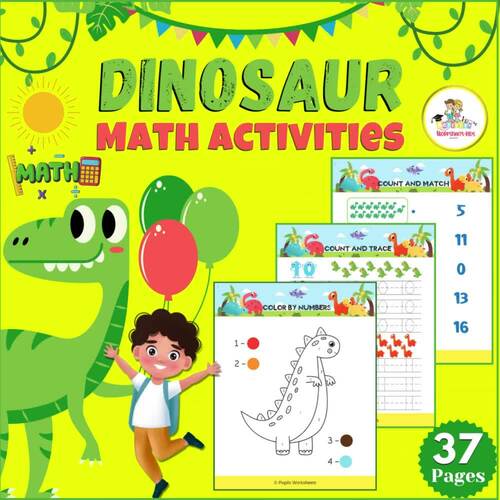 Dinosaur Activities for Preschool - Literacy and Math Activities ...
