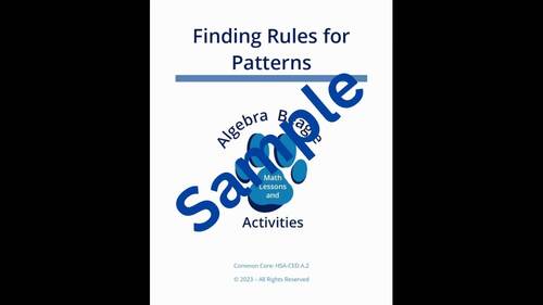 Finding Rules for Patterns by Algebra Beagle | TPT