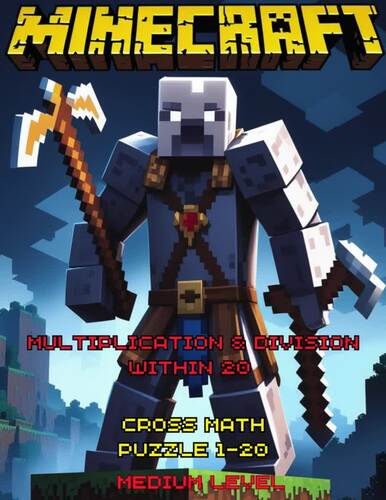 Multiplication and Division Fluency to 20 Part#2 Minecraft Cross Math ...