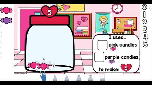 Digital Valentine Composing and Decomposing Google Seesaw | TPT