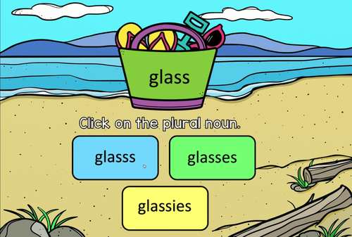 Regular Plurals Plural Nouns with s es ies Grammar Activity for Google ...