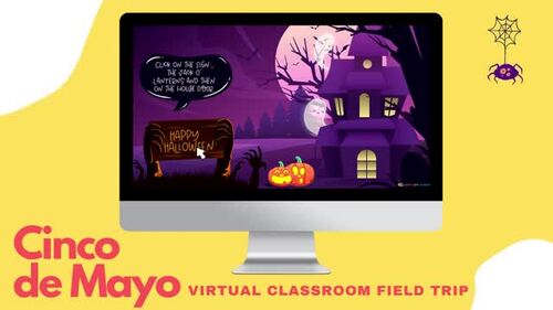 Halloween Virtual Classroom Field Trip - Google Slides ™ by Happy Life ...