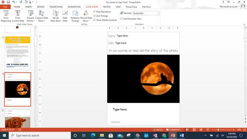 Six Words or Less Journal by Gina Hickerson | TPT