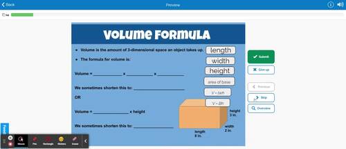 5th Grade- 5.MD.3-5 Volume Formula w/ Rectangular Prisms Boom Card Deck
