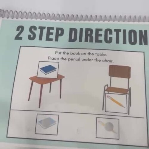 Following 2 Step Directions Worksheets | March Following Directions