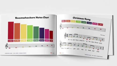 Christmas Song - Christmas Folk Carol | Boomwhackers Sheet Music by ...