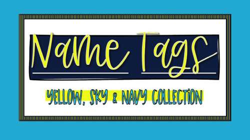 Nametags for Classroom, Classroom Decorations, Classroom Pretties ...