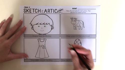 Sketch It Artic: A Finish-the-Picture Activity! No Prep by Cat Says Meow