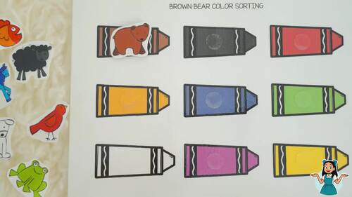 Brown Bear Brown Bear Activities | Color Recognition for Toddler and Pre K