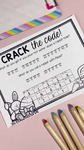 Easter Activity Bundle: Basket & Worksheets by Mrs Edgar | TPT