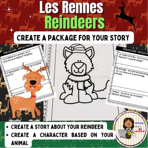 French Winter animals | Animaux de L' Arctique | Descriptive Writing Craft