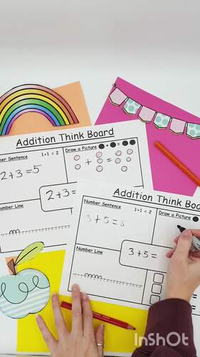 Fact Families Addition Subtraction Mats Kindergarten 1st Grade | TPT