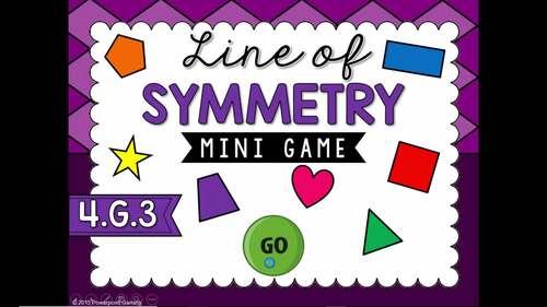 Line of Symmetry Mini Game | Geometry Games | 4th Grade Digital Resources