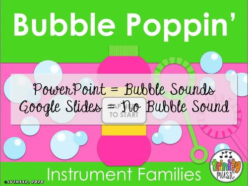 Bubble Poppin' Instruments by TrinityMusic | TPT