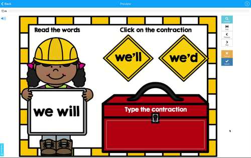 Contractions Distance Learning by Krafty In Kinder Shop | TpT