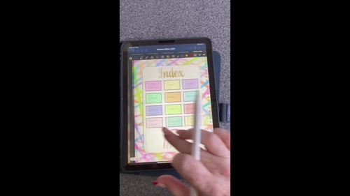 2023 Digital Teacher Planner- Rainbow S- Aust format-Day to a page-iPad ...