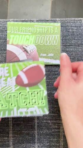 Editable Football Valentine | Sports Valentine | School Valentine ...