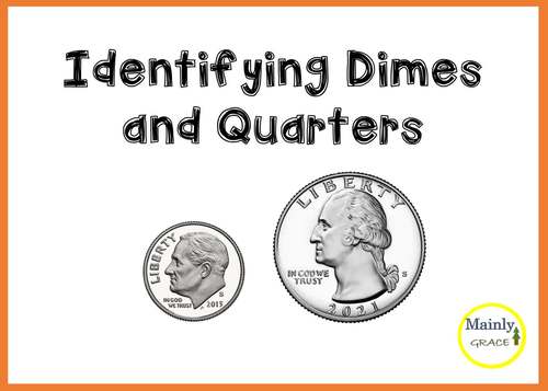 Identifying Dimes and Quarters Digital Activity - BOOM CARDS™ by Mainly ...