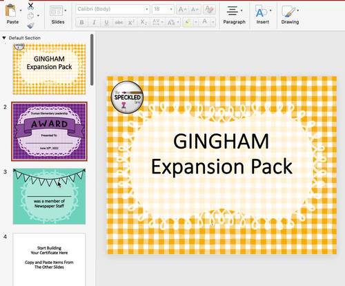 End of Year Editable Awards & Certificates. Movable drag & drop pieces ...
