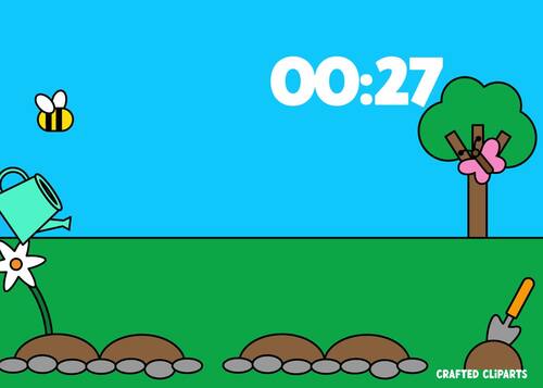 Spring Visual Timer Countdown Classroom Management Tool Transition PPT ...