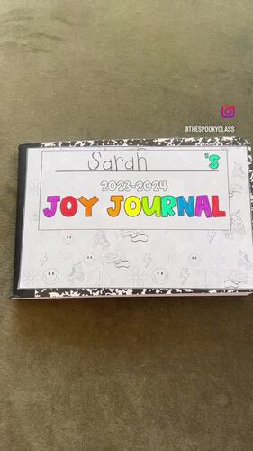 Social Emotional Learning: Joy Journal by The Spooky Class | TPT