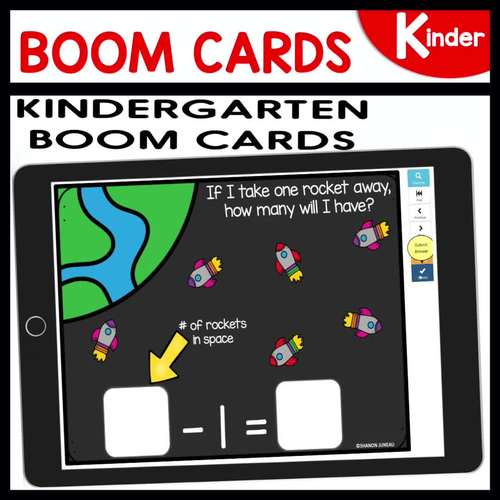 Counting Take One Away Boom Cards | Digital Task Cards | TPT